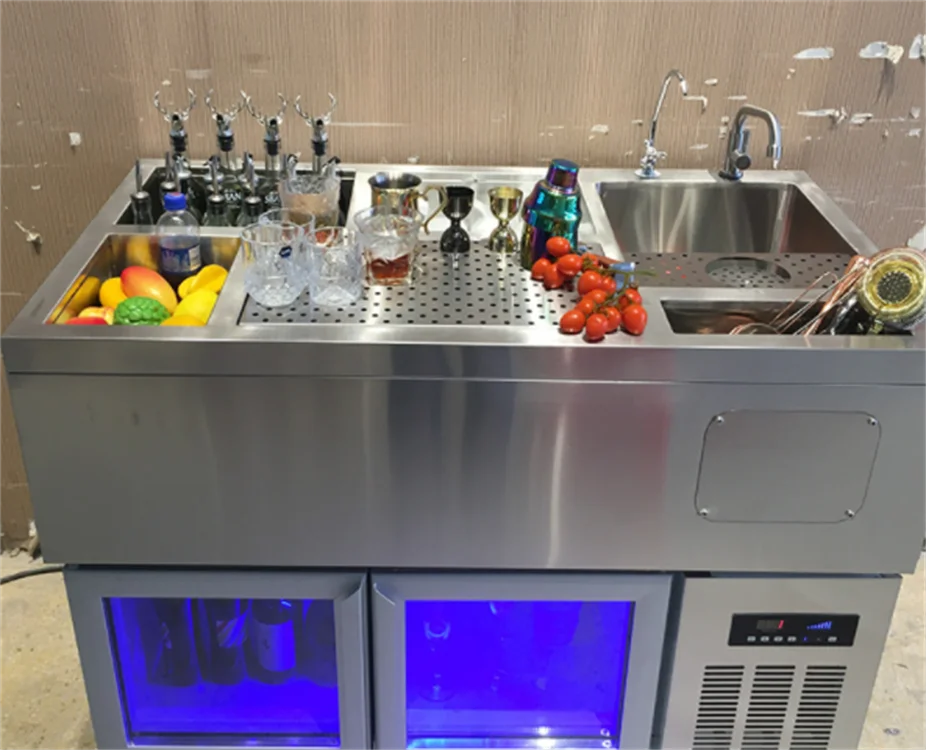 Glory Commercial Portable Bar Mixing Wine Beverage Station