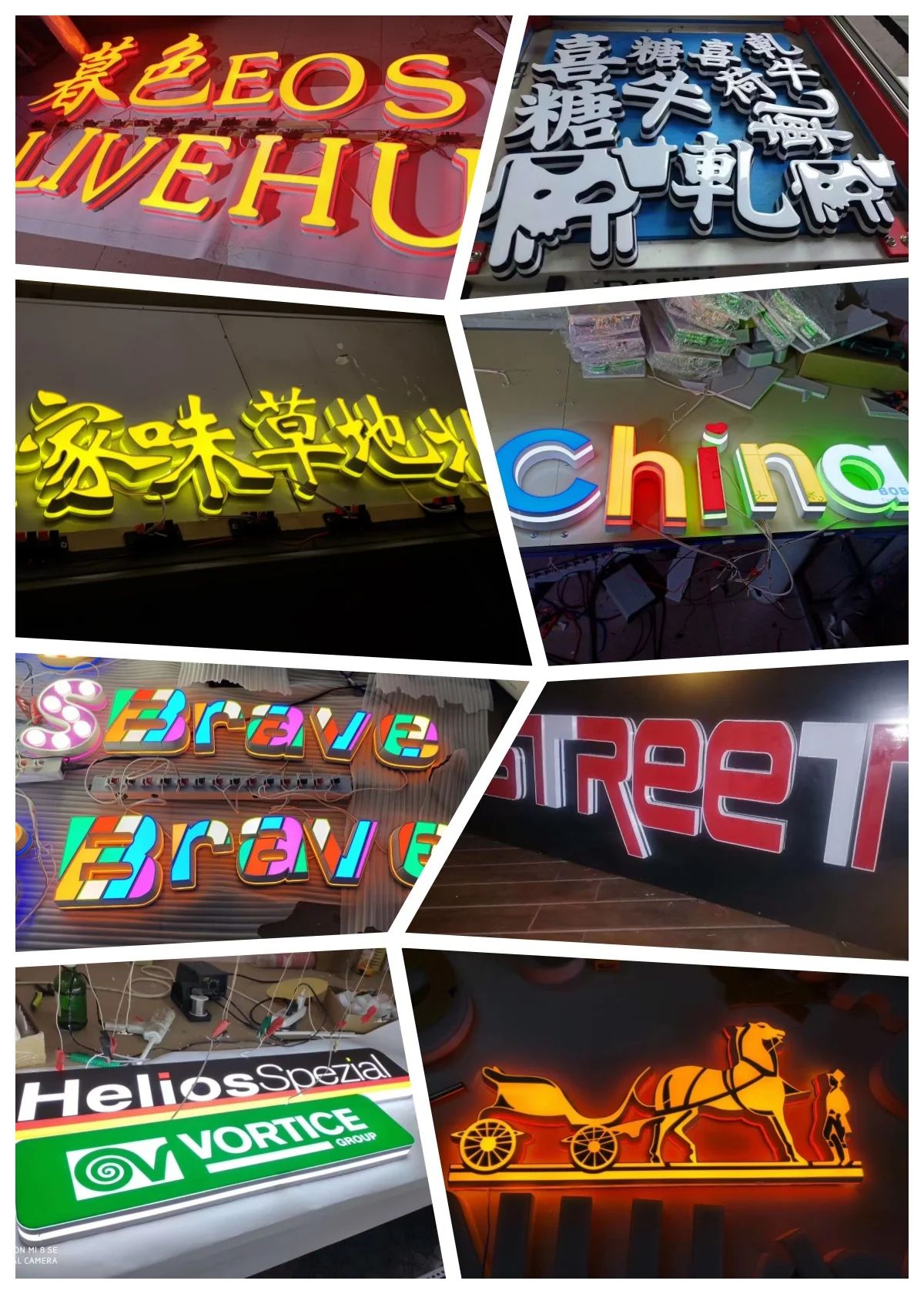3D Letter Backlight Channel Logo Design Letter 3D Printer