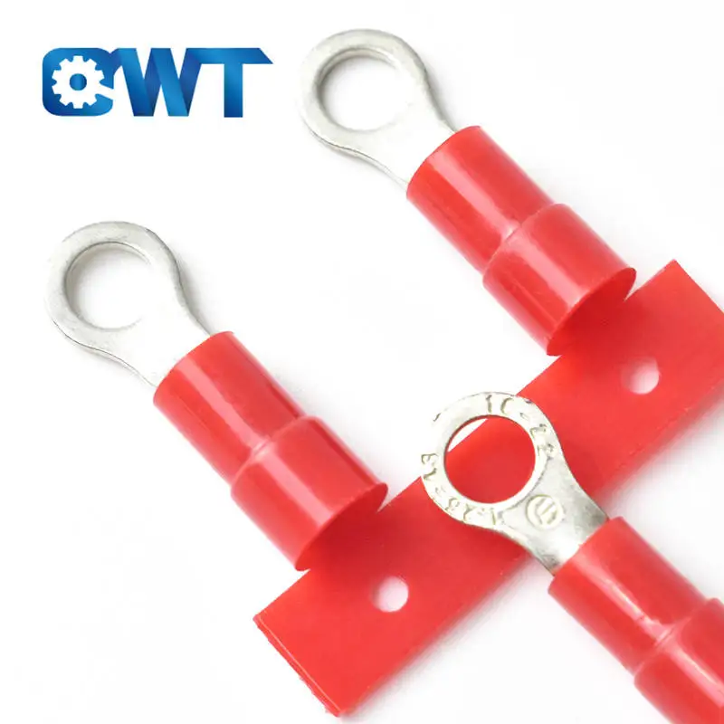 Circular Crimp Terminales 5MM 10MM Continuous Pre Insulated Ring ...
