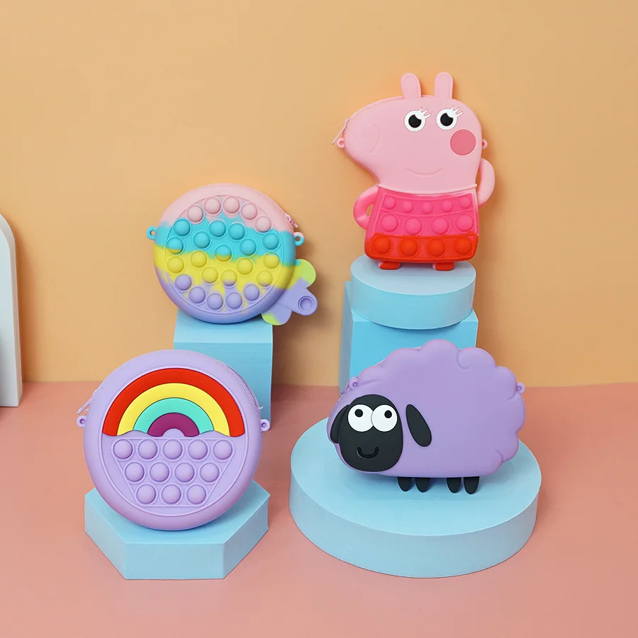 Fashion Mini Kawaii Cute Silicone Rubber Messenger Crossbody Bag Hand ...