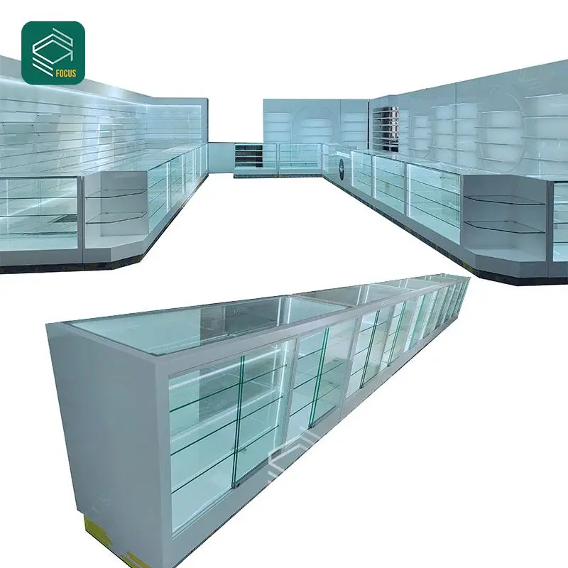 Wooden Display Rack Glass Wall Tobacco Mount Display Custom Shisha ...