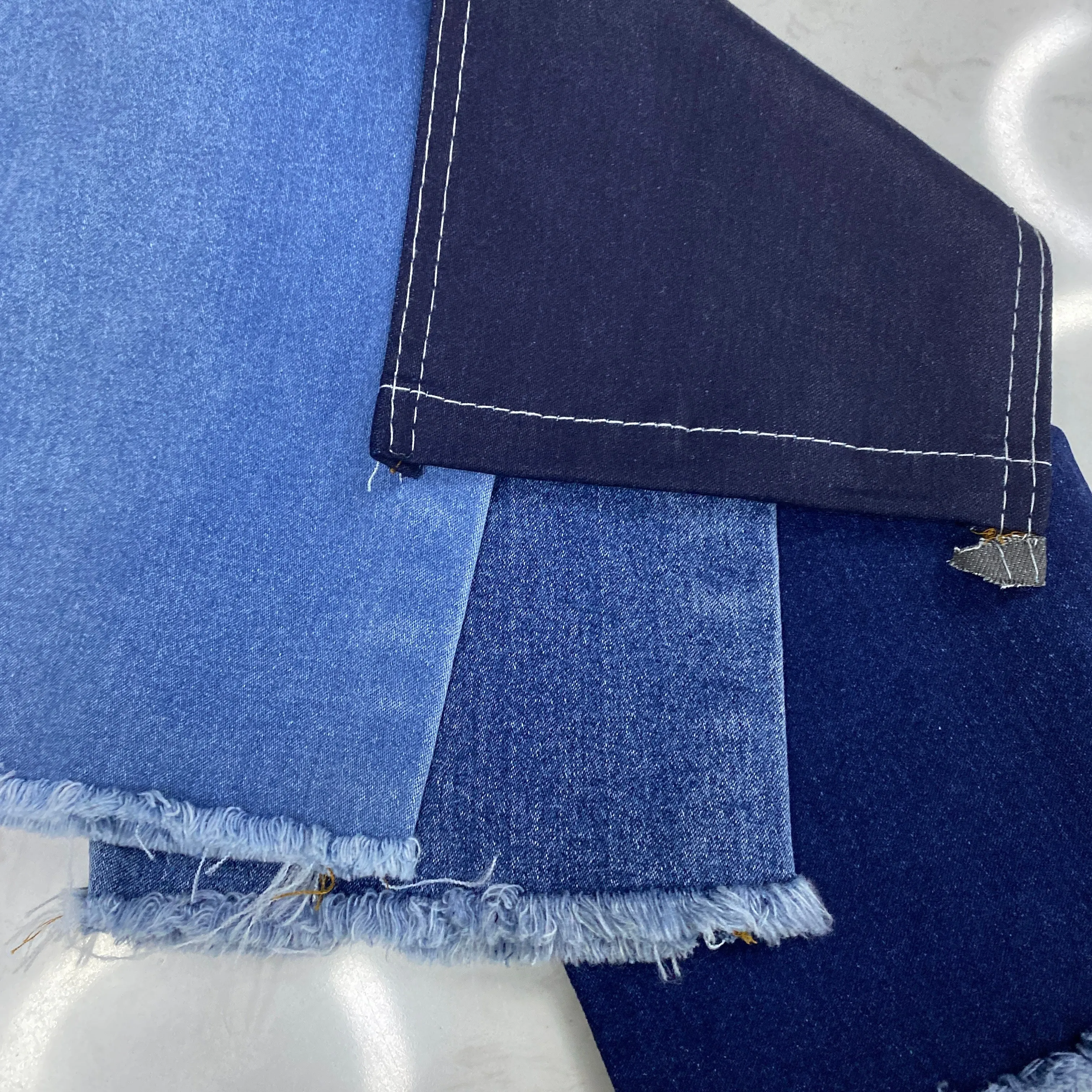 High Quality 4 Way Stretch Cotton Spandex Twill Denim Fabric Denim 11oz ...