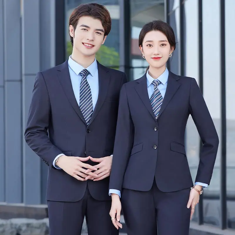 Customized Wool High-end Suit Men's And Women's Three Piece Set - Buy ...