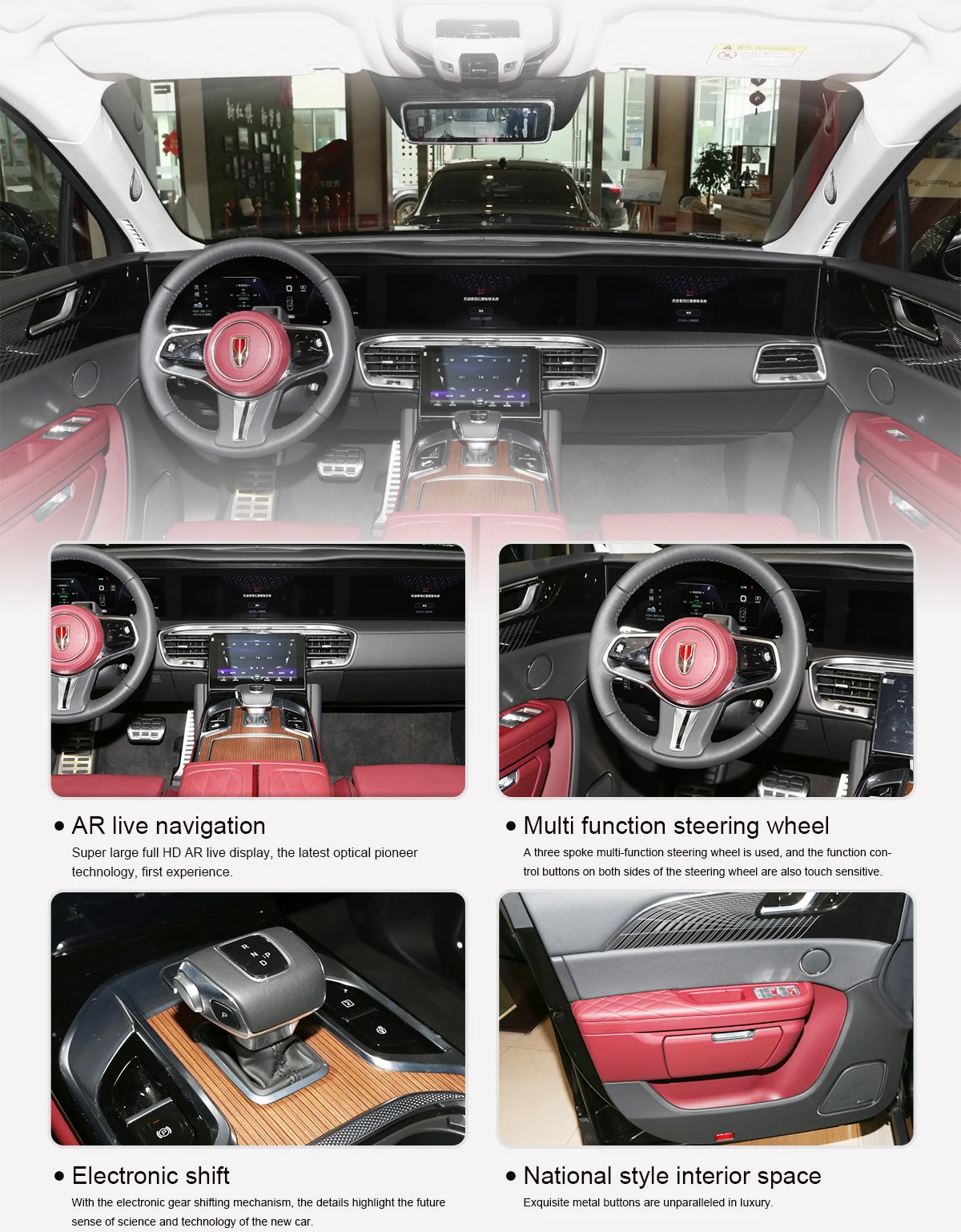 HONGQI New Right Hand Drive 7-Seater Electric Car | 690 km Range, 320 ...