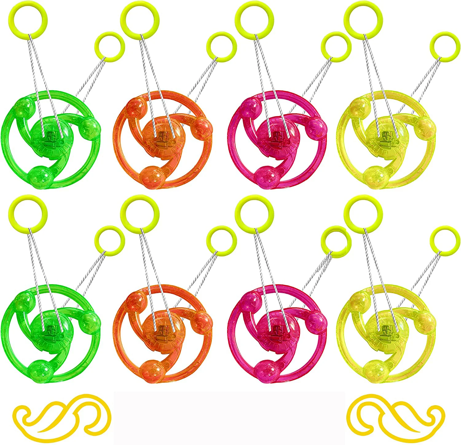 Hot Sale Flash Pull Wire Led Luminous Flywheel Toys Children's Luminous ...