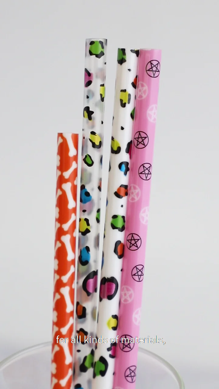 Colorful Custom Portable Popular Unique Printed Straws,Cool Reusable ...