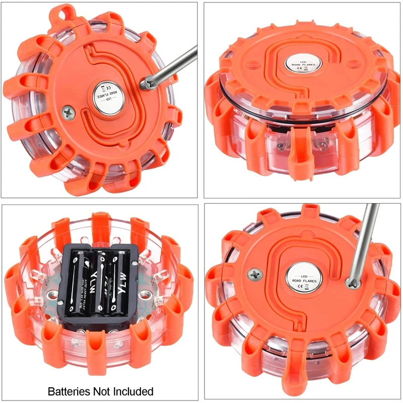 Smart LED Traffic Flares - Emergency Lights for Safety