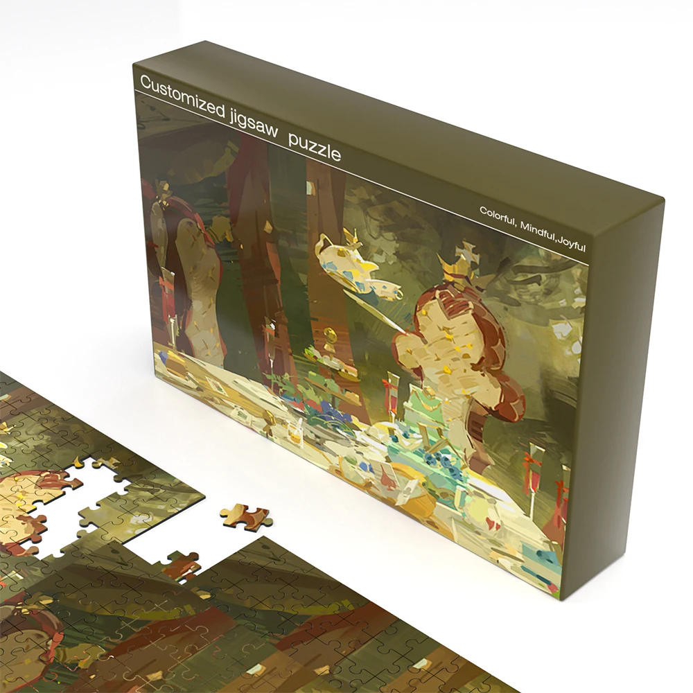 Free Sample Custom Design Paper Toy Adult Puzzle Games 100 500 1000 ...