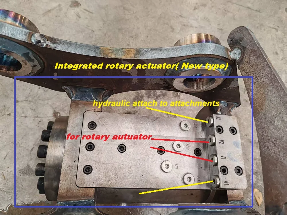 Excavator Tilt Rotator Quick Hitch - Multifunctional & Durable