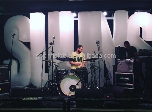 Advertising With Led Huge Custom Giant Inflatable Letters Logo ...