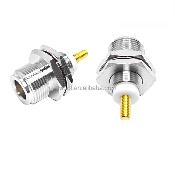 N Type Female Back Bulkhead Jack 12.5mm M4 Thread Pin Electrical Rf ...