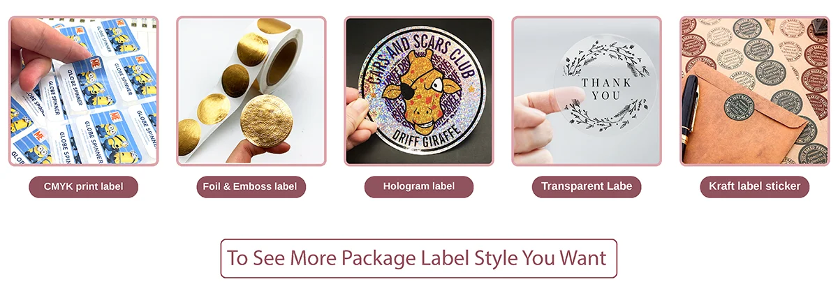 Eco FriendlyLogo Vinyl Custom Holographic Sticker Printing Waterproof ...