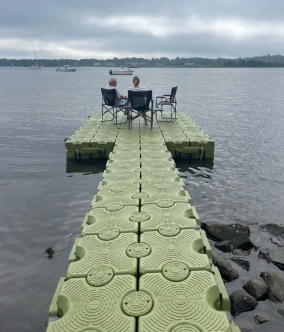 10'by 10' Floating Walkway/floating Dock Modular Plastic Pontoon Pods ...