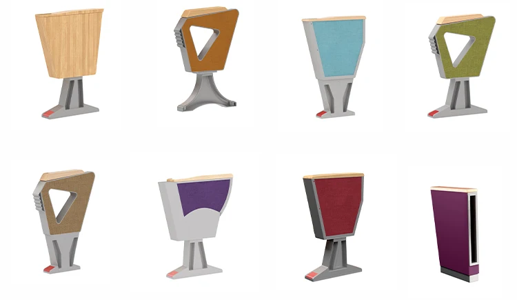 Custom Modern Auditorium Lecture Hall Tables and Chairs