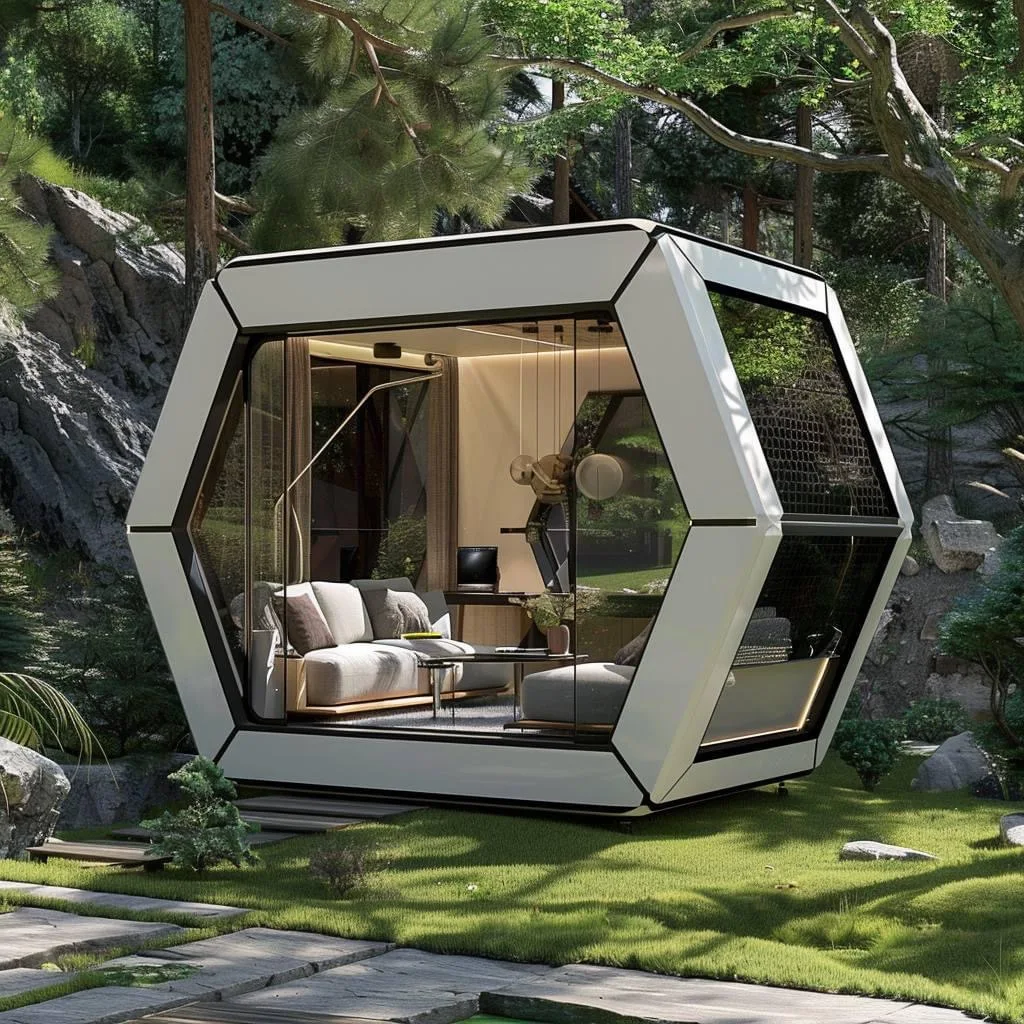 Modular Mobile Cabin - Expandable Container for Tourism