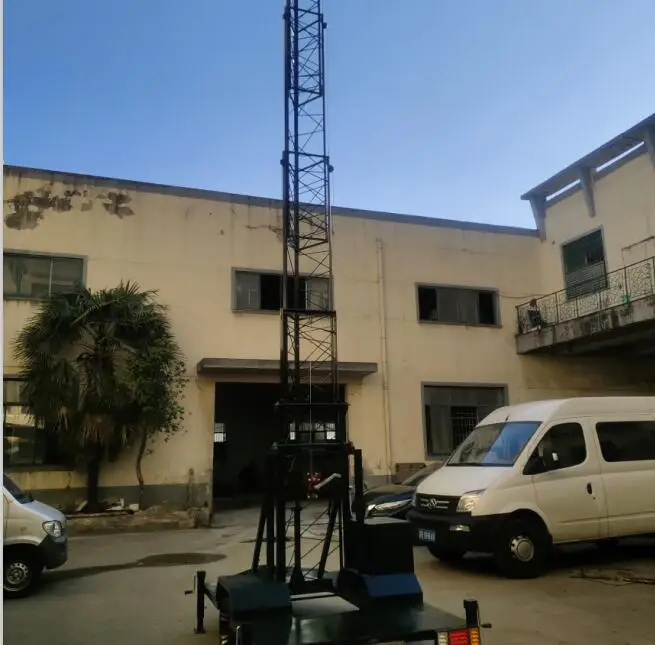 Portable Tower 20m Telescopic Lattice Tower - Buy Portable Tower ...