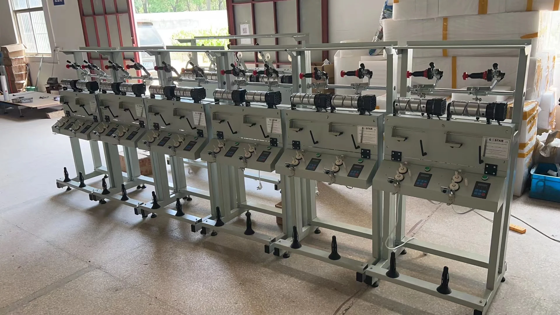 4head High Speed Coning Machine - Iron Tight Winding in Japan