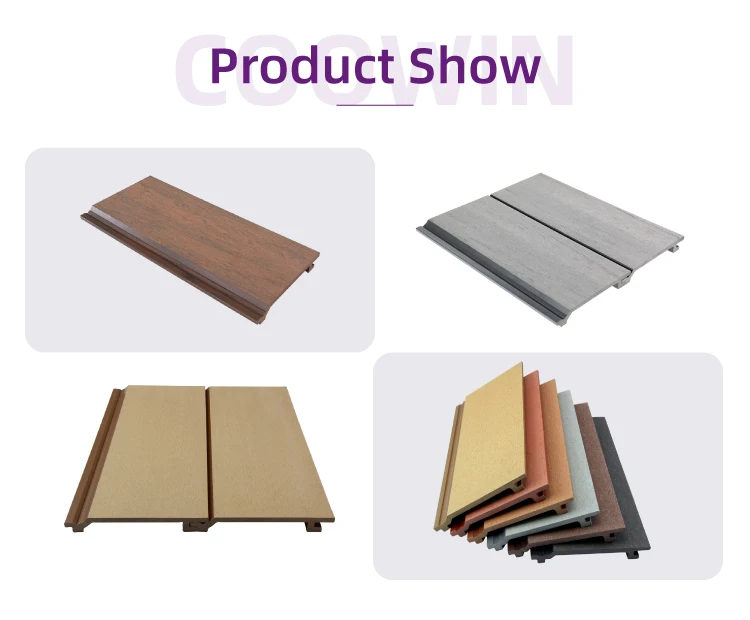 Wooden Cladding House Decorative WPC Exterior Cladding Waterproof Wall ...
