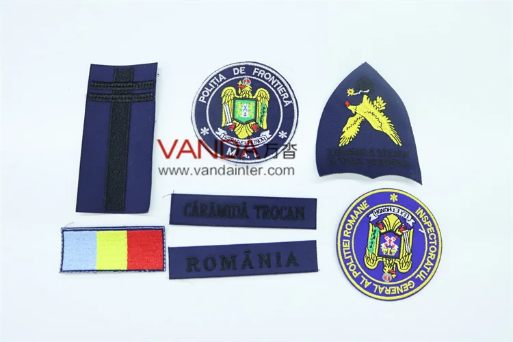 Vanda Uniform Insignia Shoulder Cords Ranks - Embroidered Epaulet
