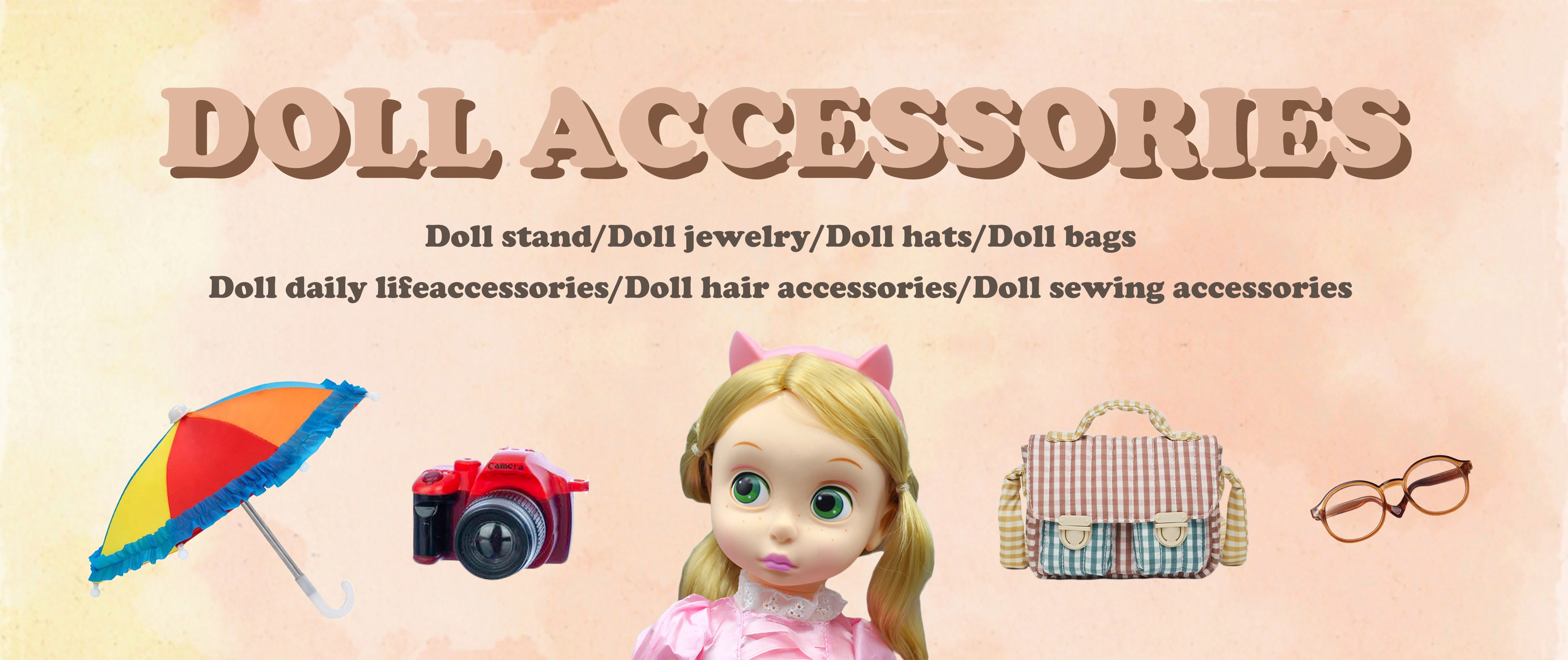 Dollhouse Miniature Mini Metal Bag Bjd Doll Handbag For Dolls And ...