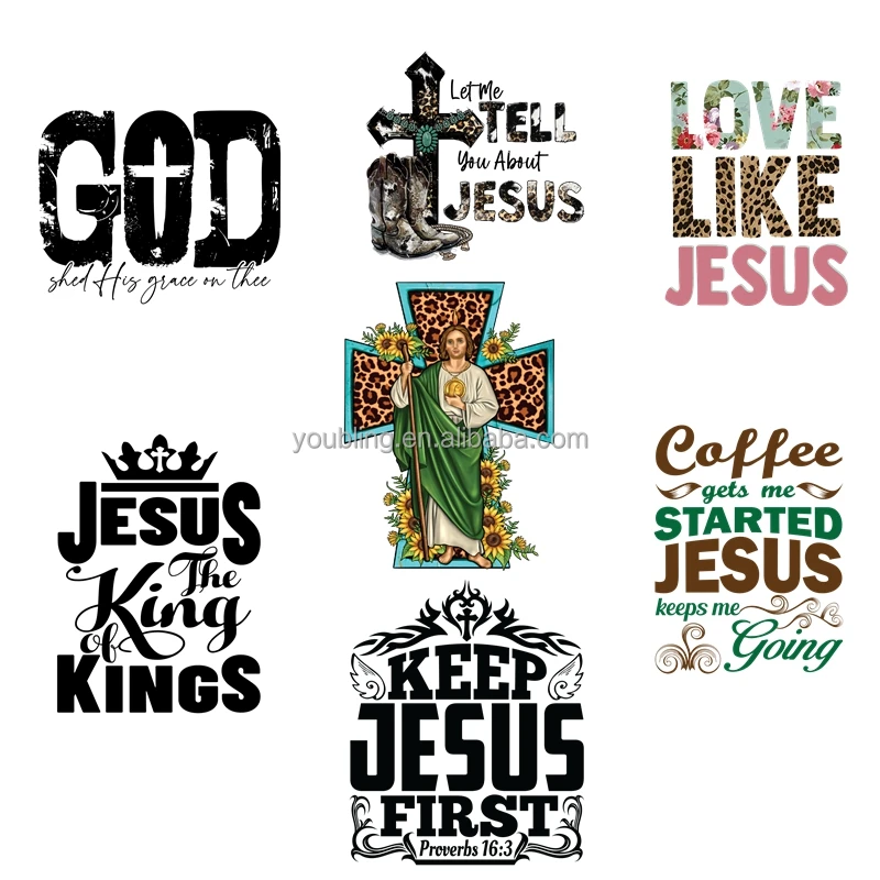 Mary Heat Transfer Stickers - Christian DTF Transfers