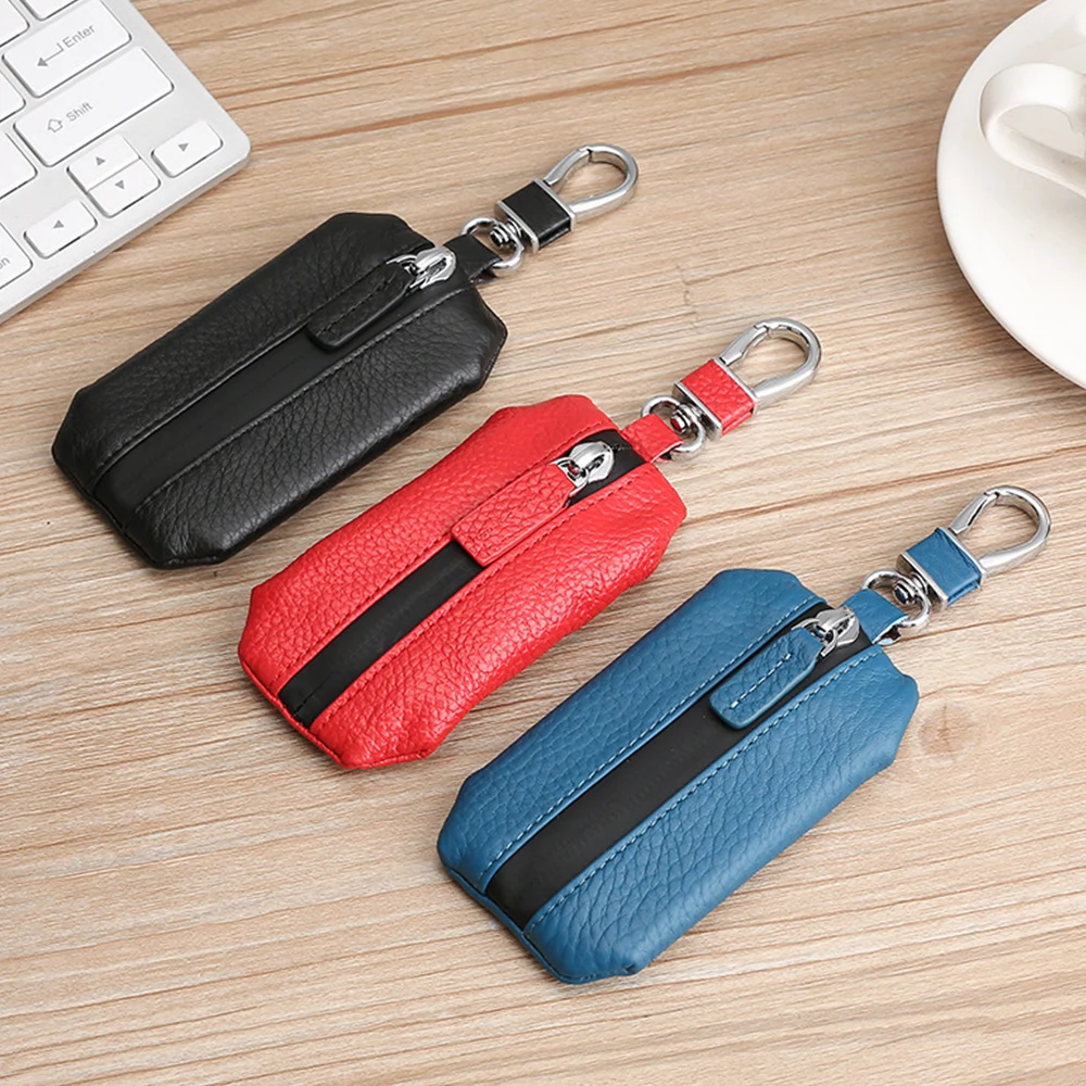 Small Size Real Leather Bag Car Key Case Bag Car Key Wallet Bag Key ...