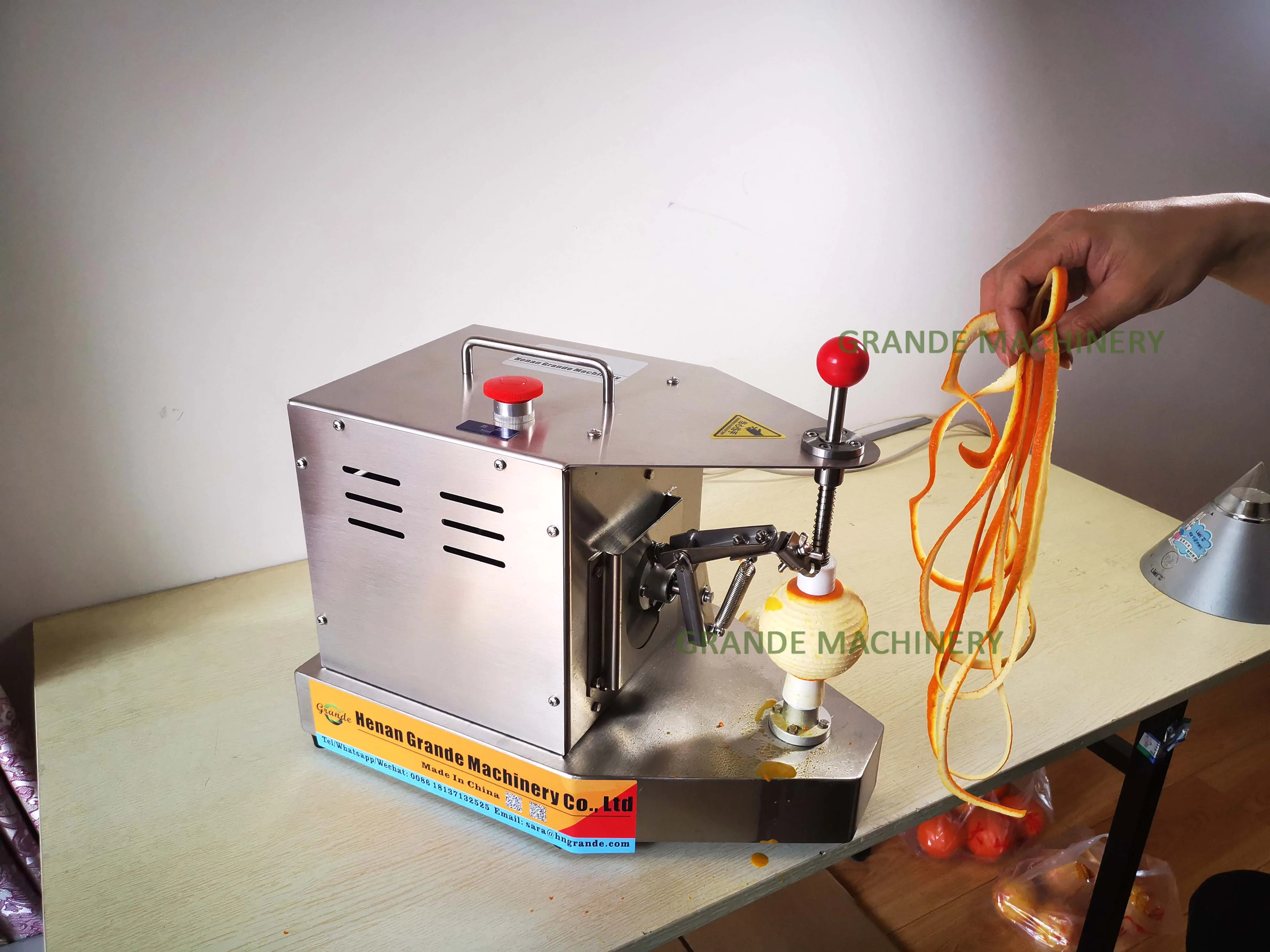Efficient Fruit Peeling Machine - Perfect for Lemons & Oranges
