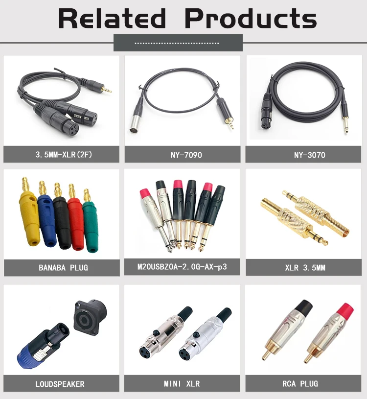 XLR TA5F 5 Pin Mini XLR Cables - Reliable Audio Connectors