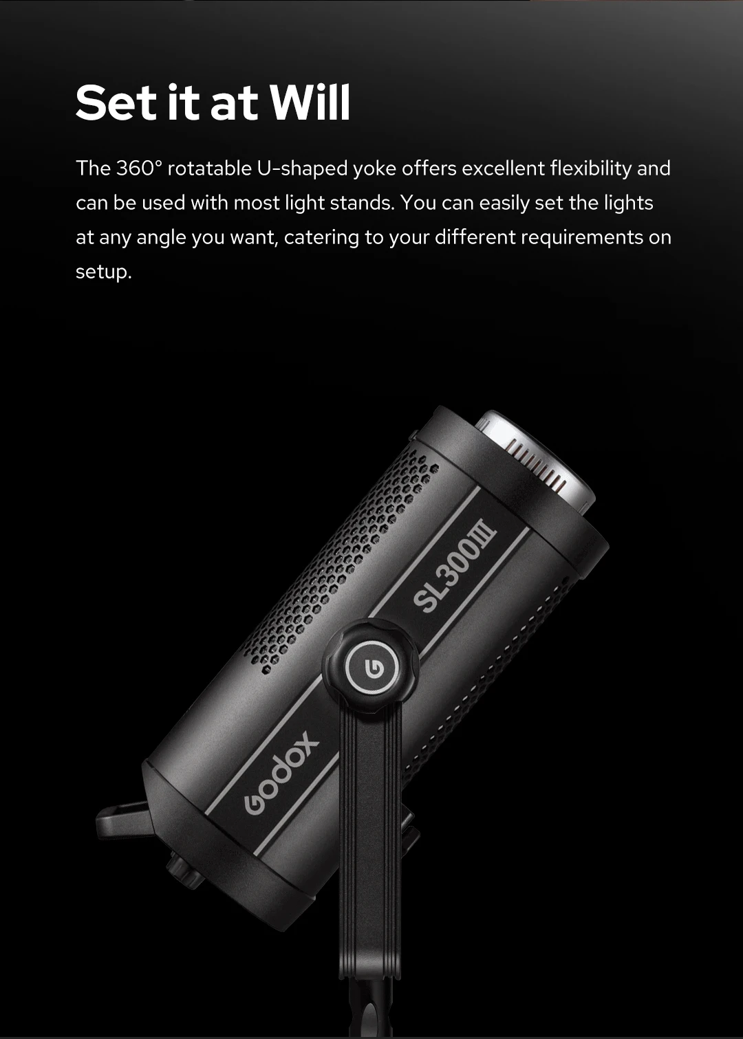 GODOX SL150III, SL200III, SL300III LED Video Lights for Studio