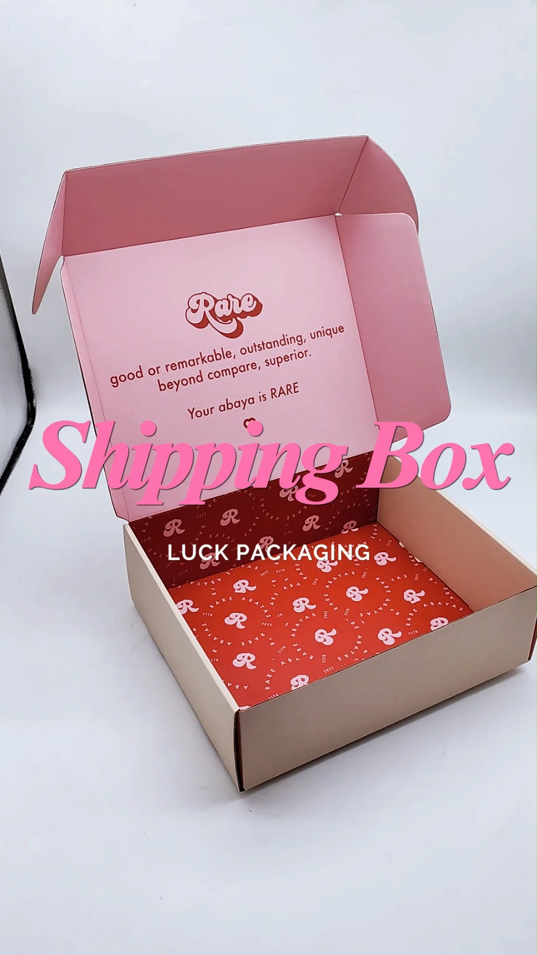 Custom Carton Corrugated Pack Emballage Delivery Subscription Post ...