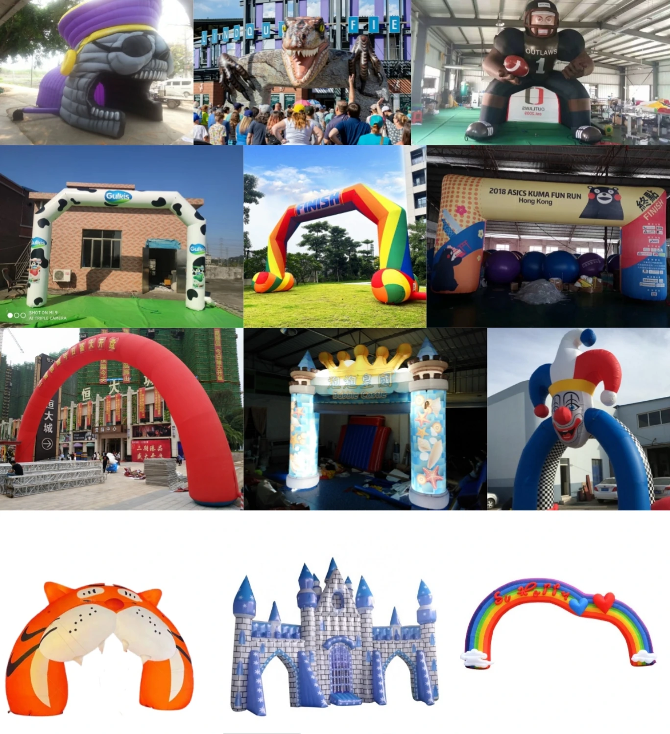 Customized Inflatable Tent Party Inflatable Tunnel Sports Entrance with ...