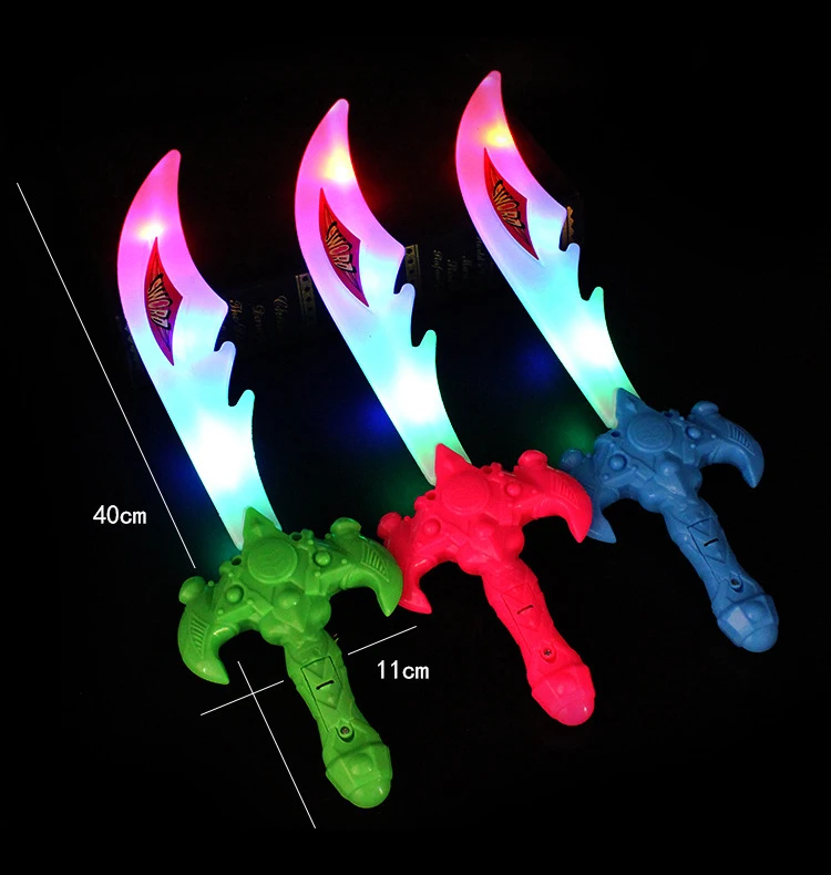 Hot Selling Children Plastic Shark Sword Toys Led Flashing With Sound ...