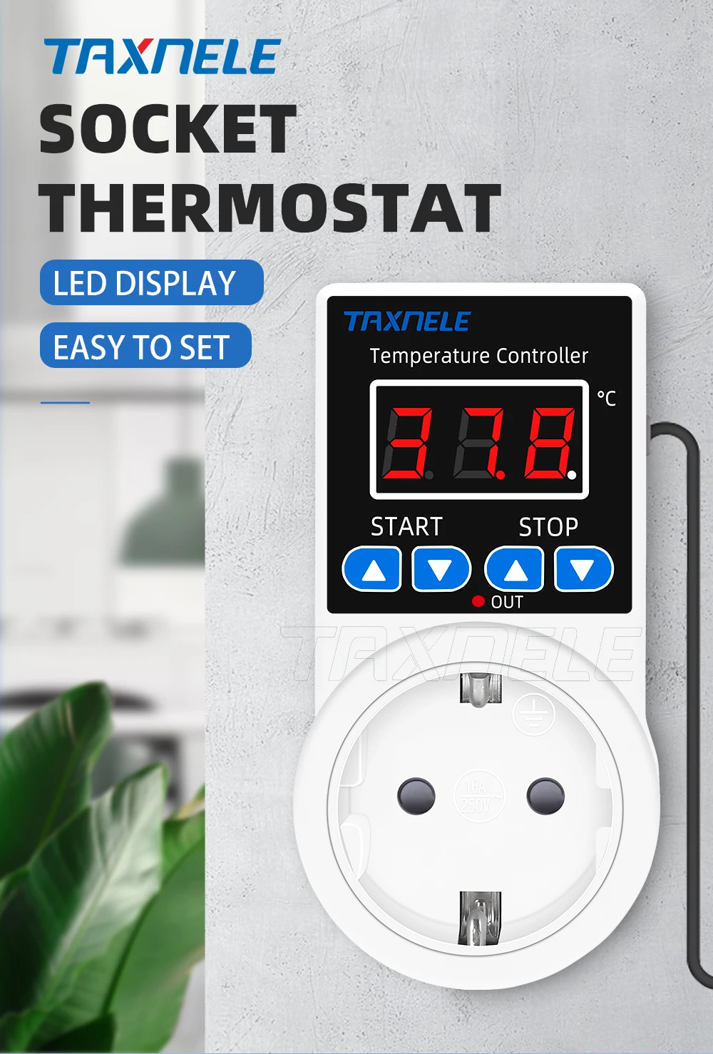 Temperature Control Outlet Precision Digital Thermostat