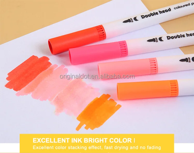 100 Twin Drawing Art Markers - Versatile & Unique Colors