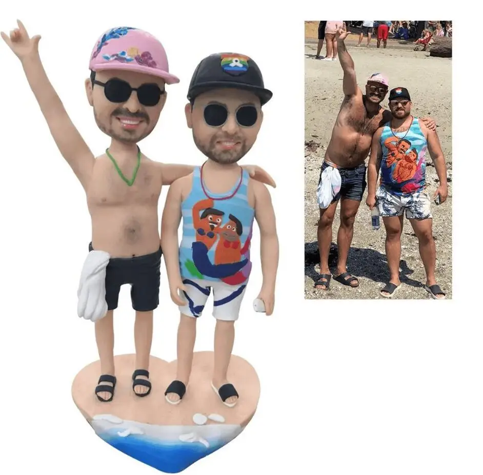 Custom Resin Birthday Gift Bobble Heads - Realistic & Personalized