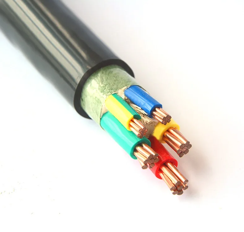 VV4x4mm 0.6/1KV PVC Insulated 4 Core Power Cable VV22 YJV YJV22 YC YZ ...