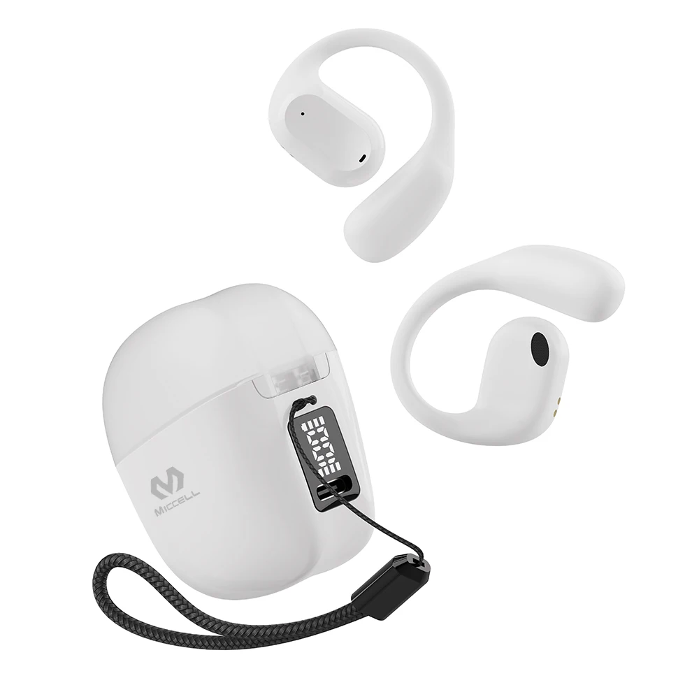 Miccell Bt 5.4 Hanging Ears Earhook Sports Earphones Headphones Air ...