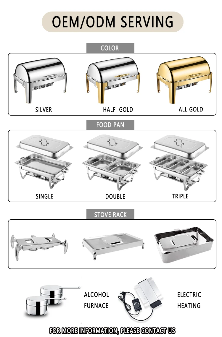 Hydraulic Chaffing Dish - Wedding Dishes Catering Equipment