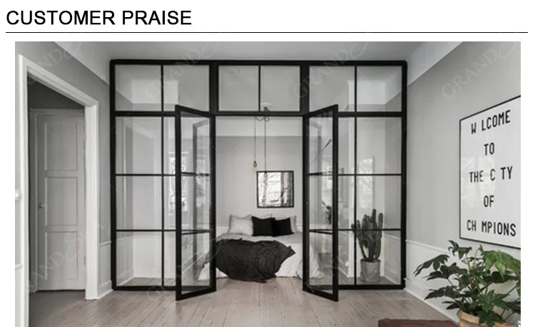 Indoor Aluminum Swing Door - Modern Glass Style Solutions
