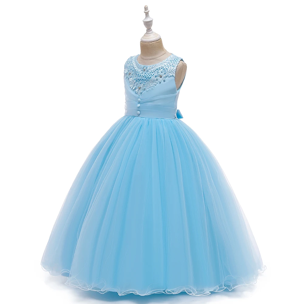 European Style Girl Wedding Gown - Noble Children's Dress