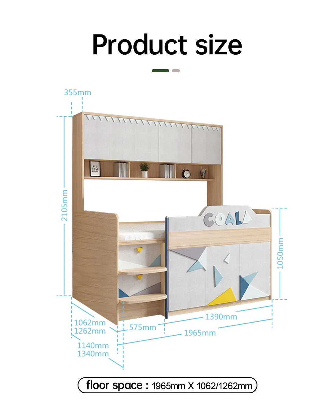 Modern Various Combinations Mdf Child Children Kids Bunk Beds Furniture ...