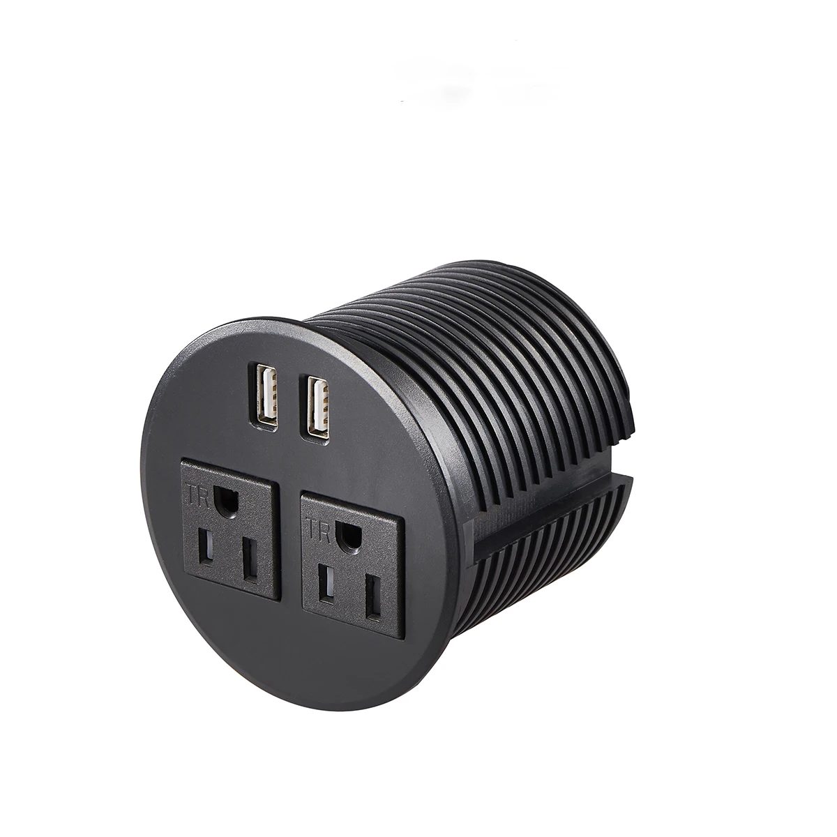 Desktop Power Socket with 2 US Power and Dual USB Charger