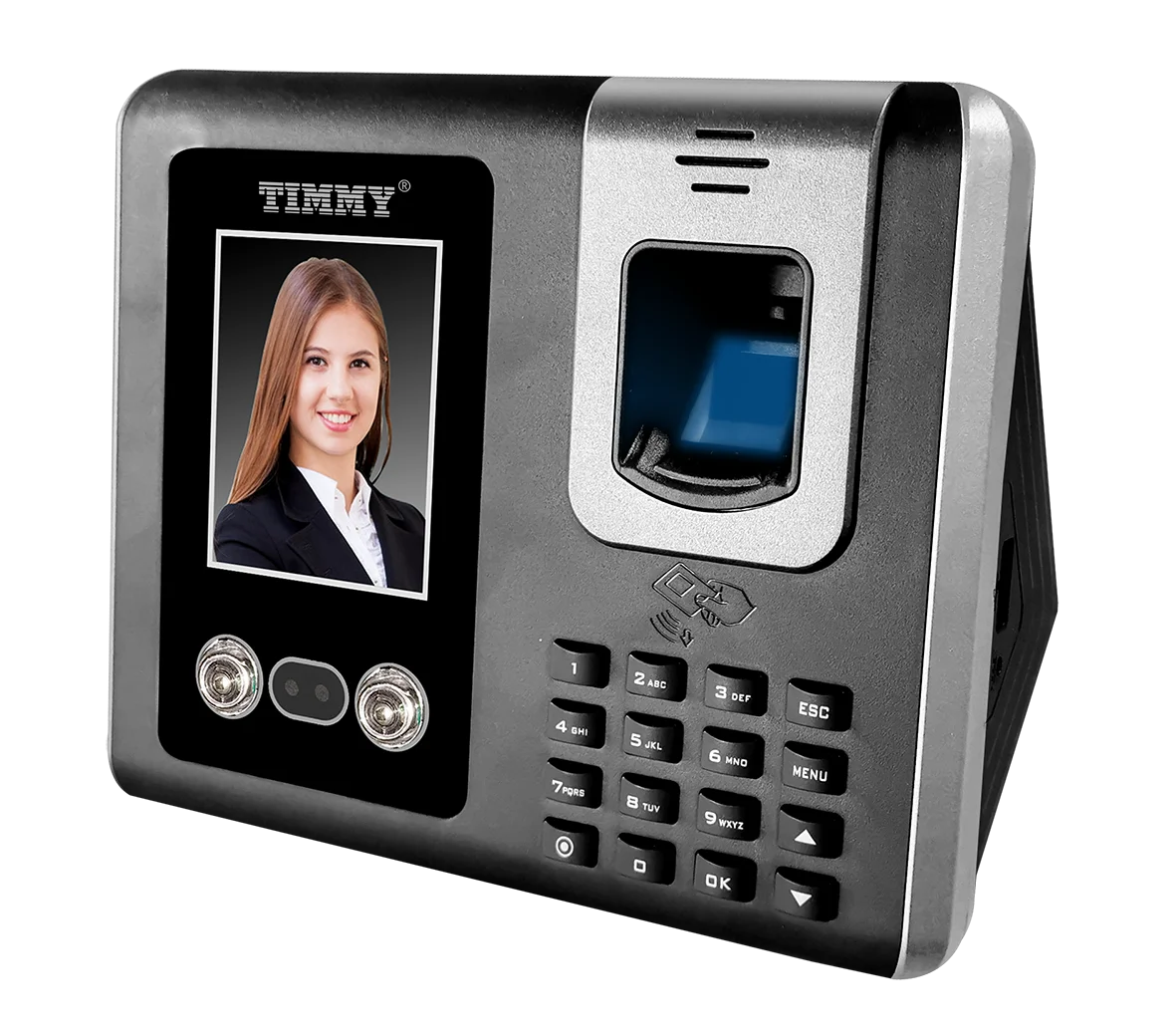 Timmy Punch Time Clock Scanner - Biometric Fingerprint & Face Recognition