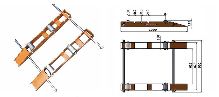 Guide Cable Drum Roller - Efficient Fiber-Optic Laying