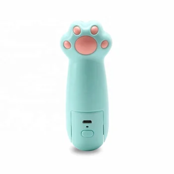 Mini Cat Paw Cute Handheld Folding Fan With Torch,Kawaii Cat Paw Usb ...