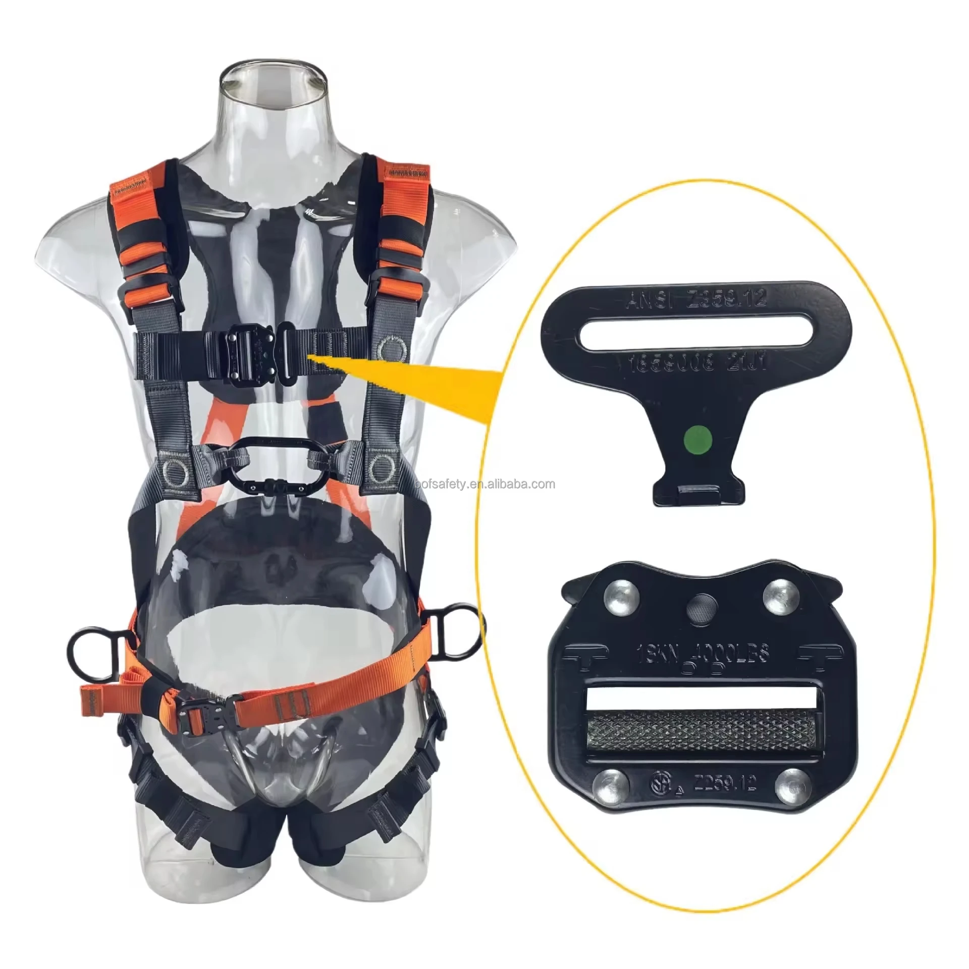 Adjustable Cold Formed Steel Harness Safety Ladder Lock Side Release ...