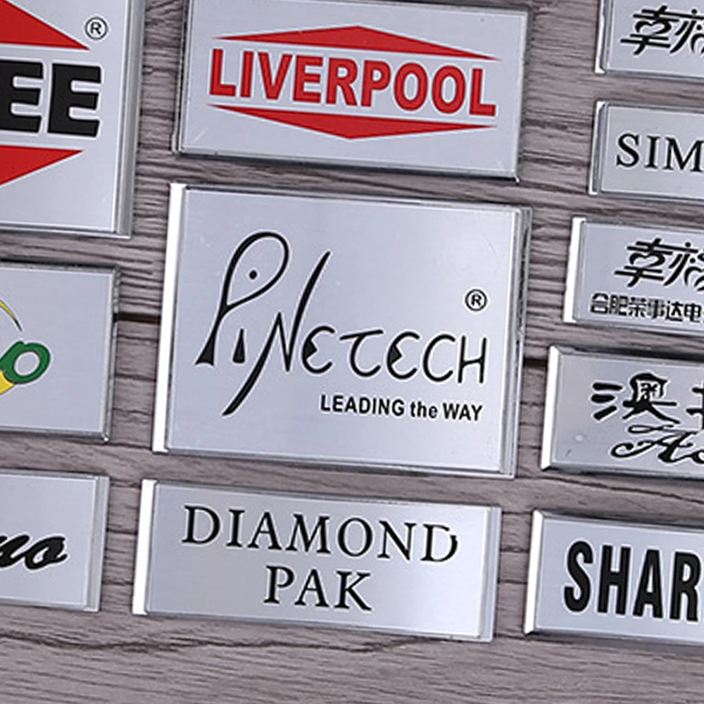 Accept Custom Metal Etching Engraving Metal Plate Metal Logo Logo ...