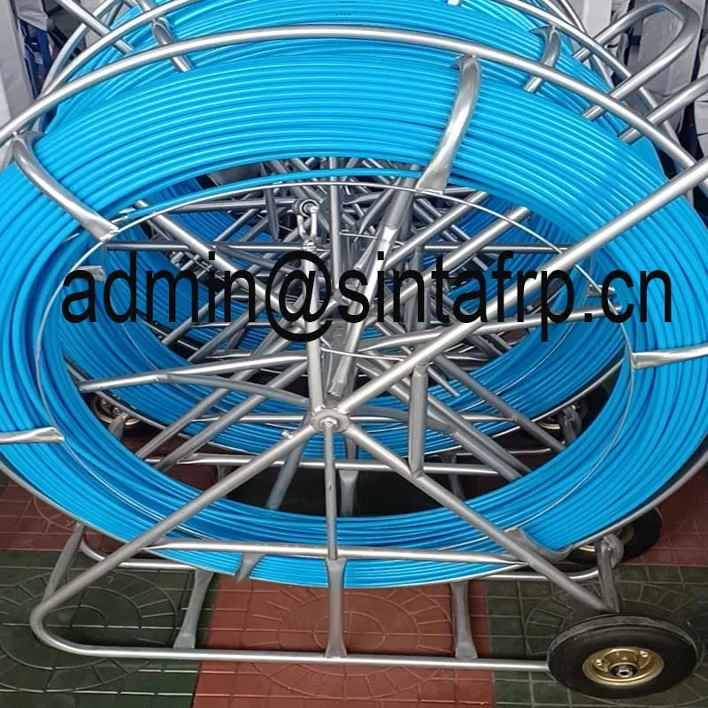 14mm 200m Conduit Traceable Duct Rodding Reel Snake Rod Fiberglass ...