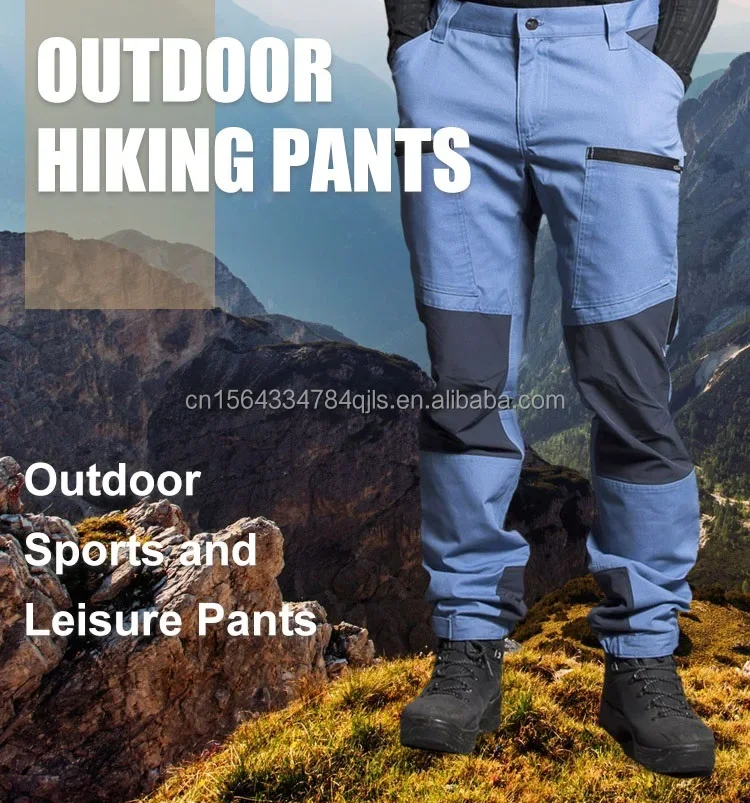 Custom Outdoor Water Resistant Softshell Climbing Hiking Pants Man ...