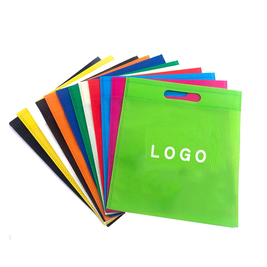 Eco Friendly Custom Logo Advertising Non-woven Bag Nonwoven U Cut Bag ...
